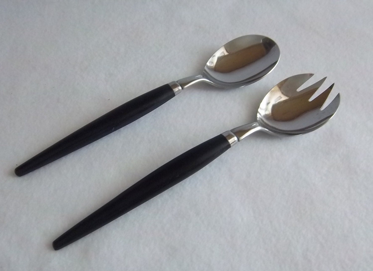 Spoon and Spork Salad Servers – Danish Modern Home Decor – Haute Juice