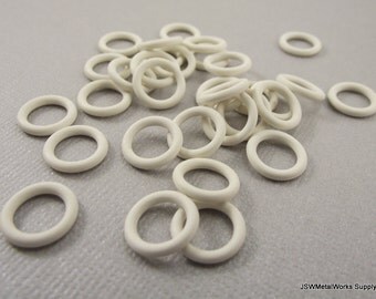 Glow in the Dark Rubber Jump Rings You Pick Size These