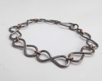 Popular items for copper infinity on Etsy