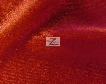 Red velvet fabric | Etsy