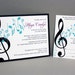 Music Note Invitation