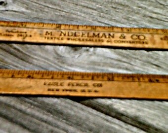 Popular items for vintage wooden ruler on Etsy