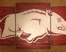 Unique razorback art related items | Etsy