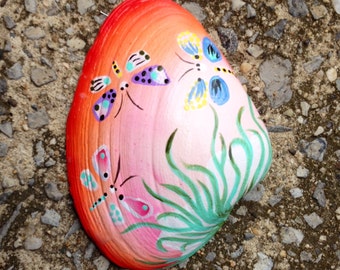 Popular items for painted clam shell on Etsy