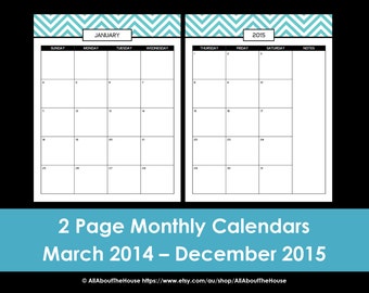 Popular items for 2015 monthly planner on Etsy