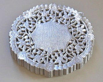 Silver doilies | Etsy