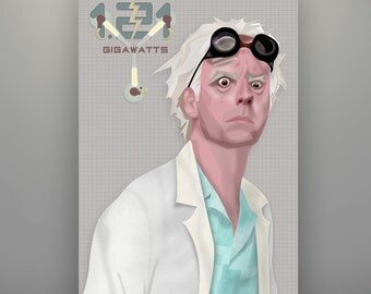 Doc brown | Etsy