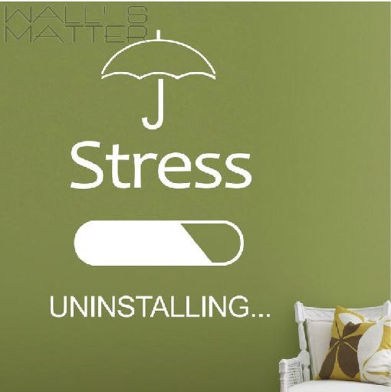Stress Uninstalling Decoration Mural Art Wall Window by minitoba Stress Uninstalling Decoration Mural Art Wall Window by minitoba