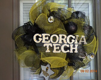 Large Red and green Christmas Elf wreath by kathyleeskreations