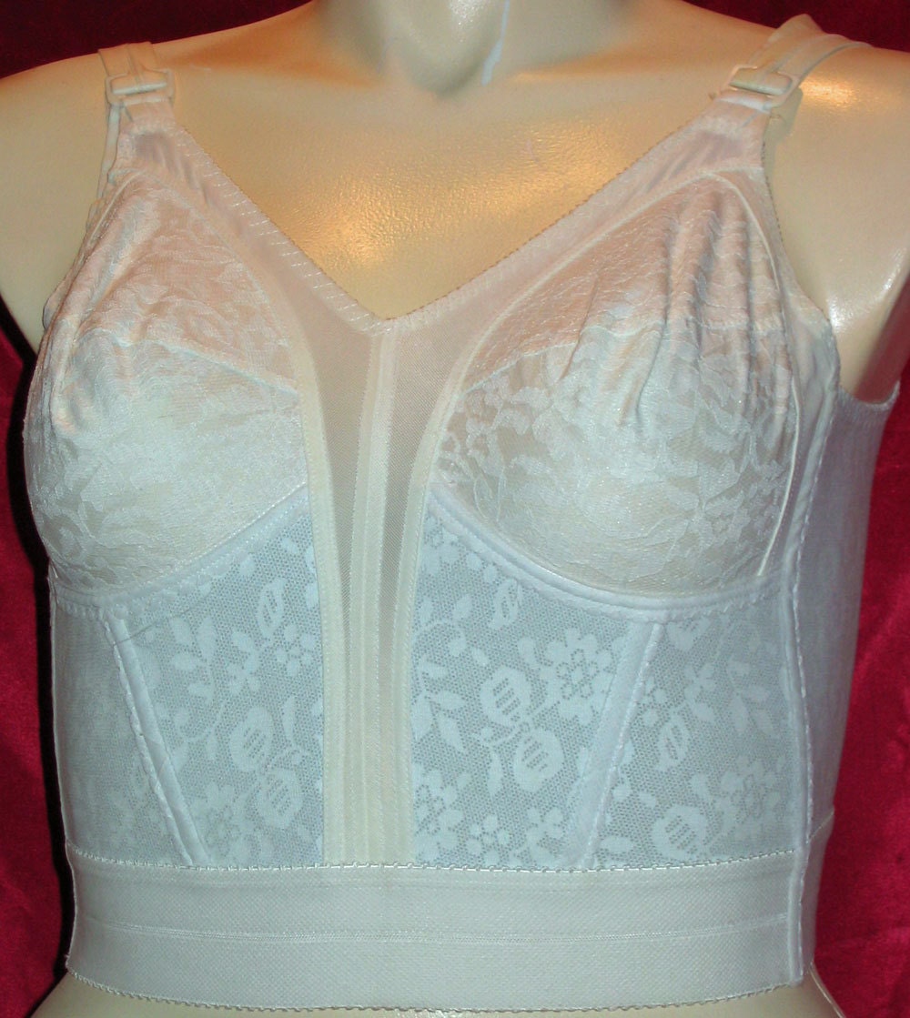 Vintage Playtex 18 Hour Longline Bra Size 38C by BuyGirdles