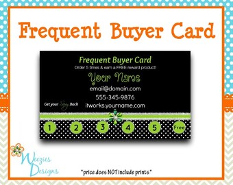 Popular items for frequent buyer card on Etsy