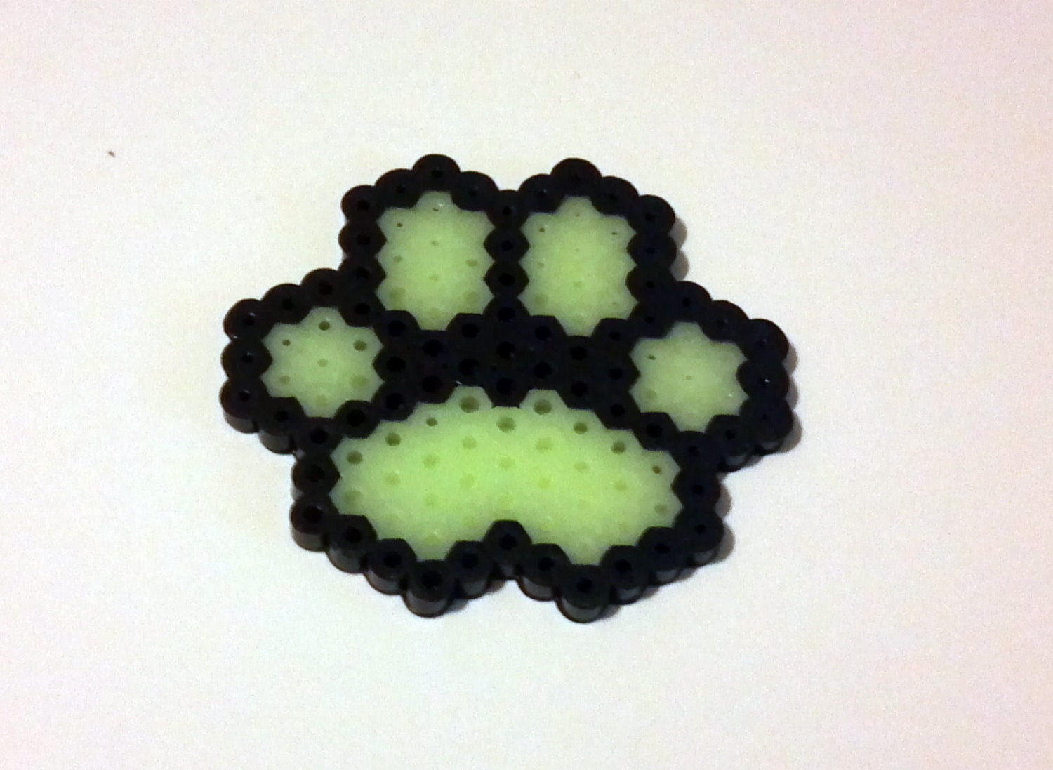Paw Print Perler Bead Sprite Custom Colors Perler Bead Sprite