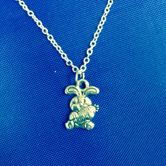 Items similar to Bunny Necklace on Etsy