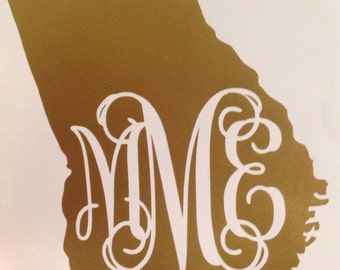 Popular items for georgia monogram on Etsy