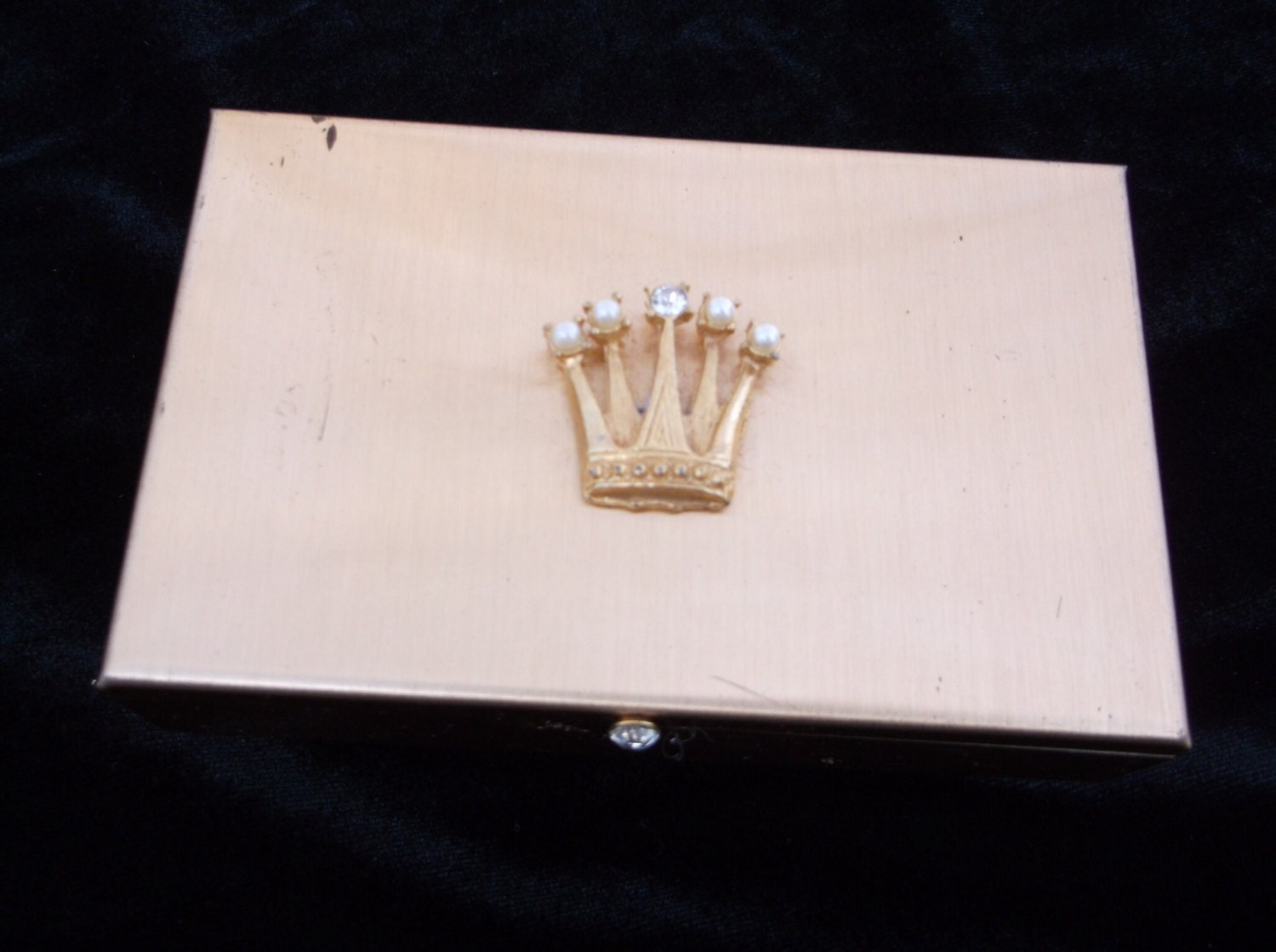 Vintage Gold Crown Jewelry Box – Haute Juice