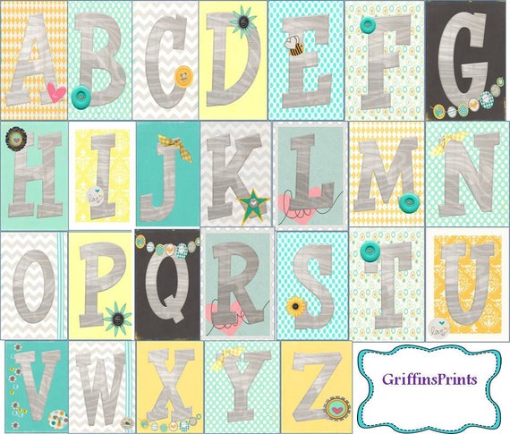 Items similar to Instant download ~ Letter G ~ print for Personalized ...