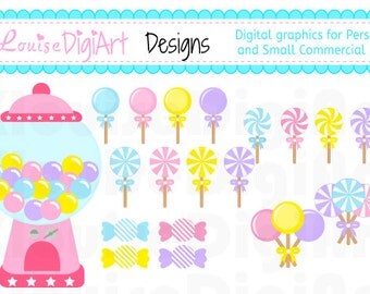Candy Clipart for Personal and Small Commercial Use