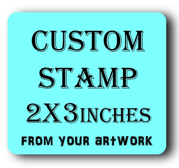 Custom Stamp custom logo stamp custom rubber by Stampitworldwide