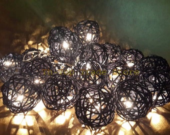 Rattan balls | Etsy