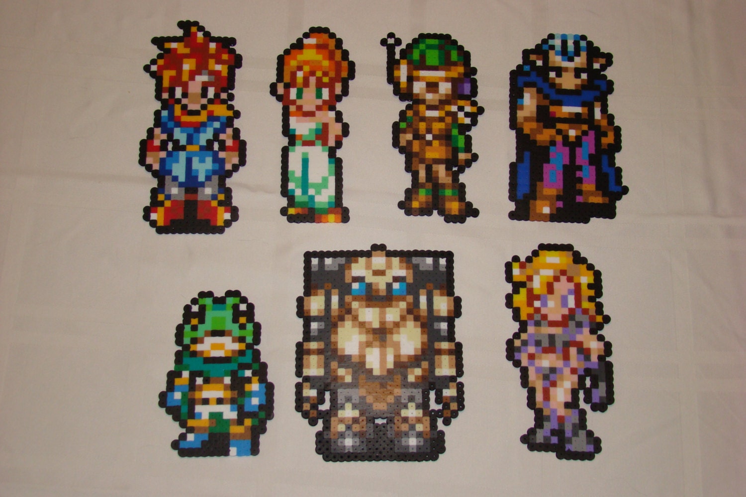 Chrono Trigger Playable Character Perler by HappySpriteSalesman