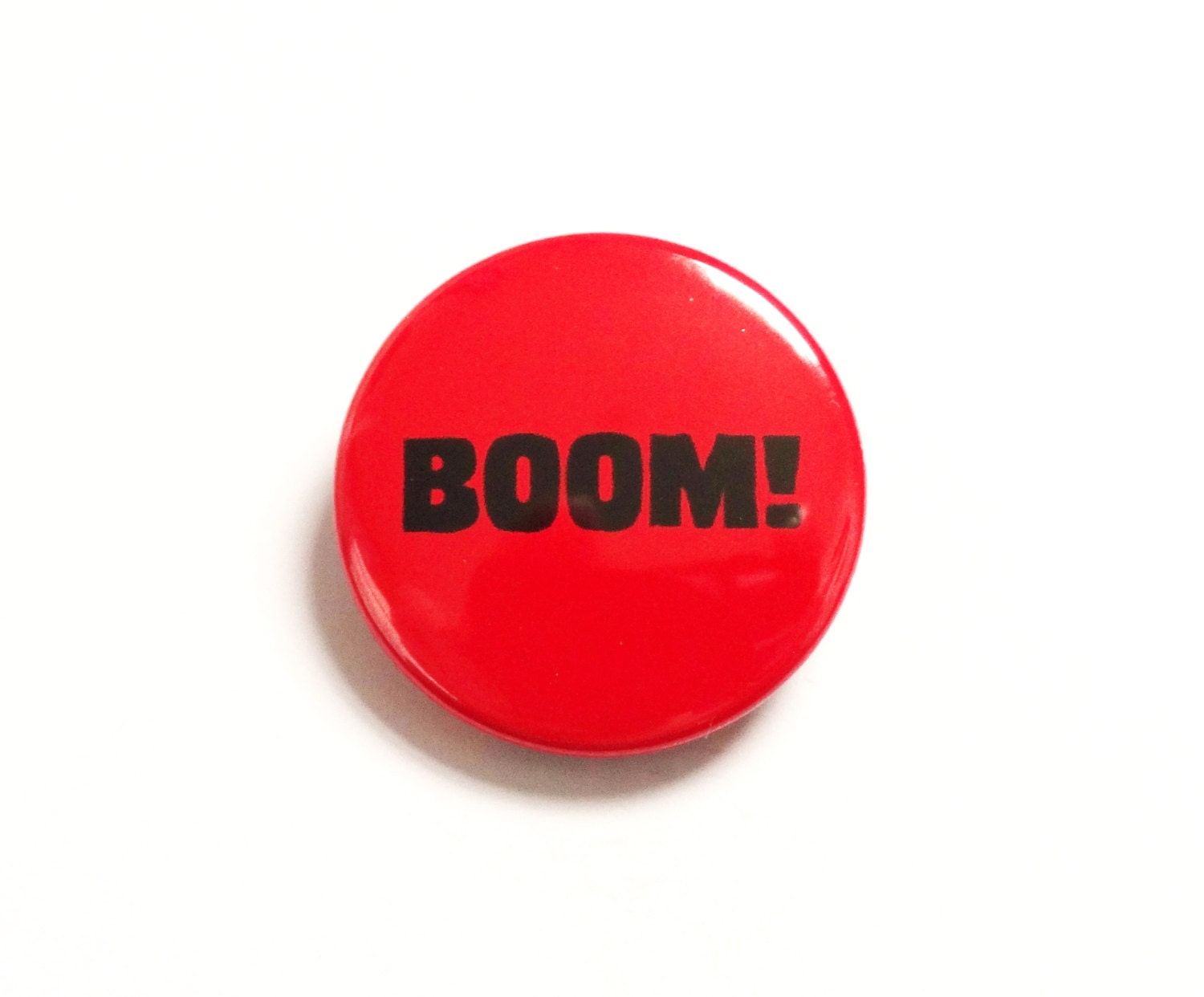 BOOM 1″ badge pin badge button badge Handmade Badge 1 Inch badge 25mm ...