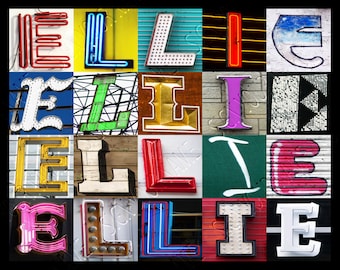 Ellie name art | Etsy