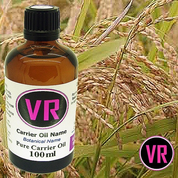 100ml Rice Bran Oryza sativa Carrier Oil Aromatherapy