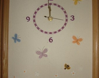 Popular items for butterfly clock on Etsy