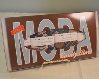 Moda Dark Chocolate Candy Bars ... 4 different fabric packs ... OOP