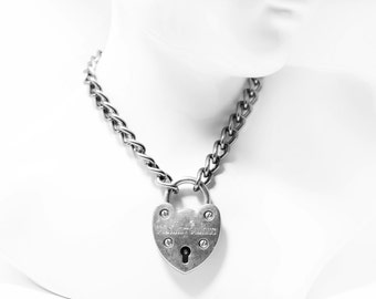 Popular items for lock necklace on Etsy