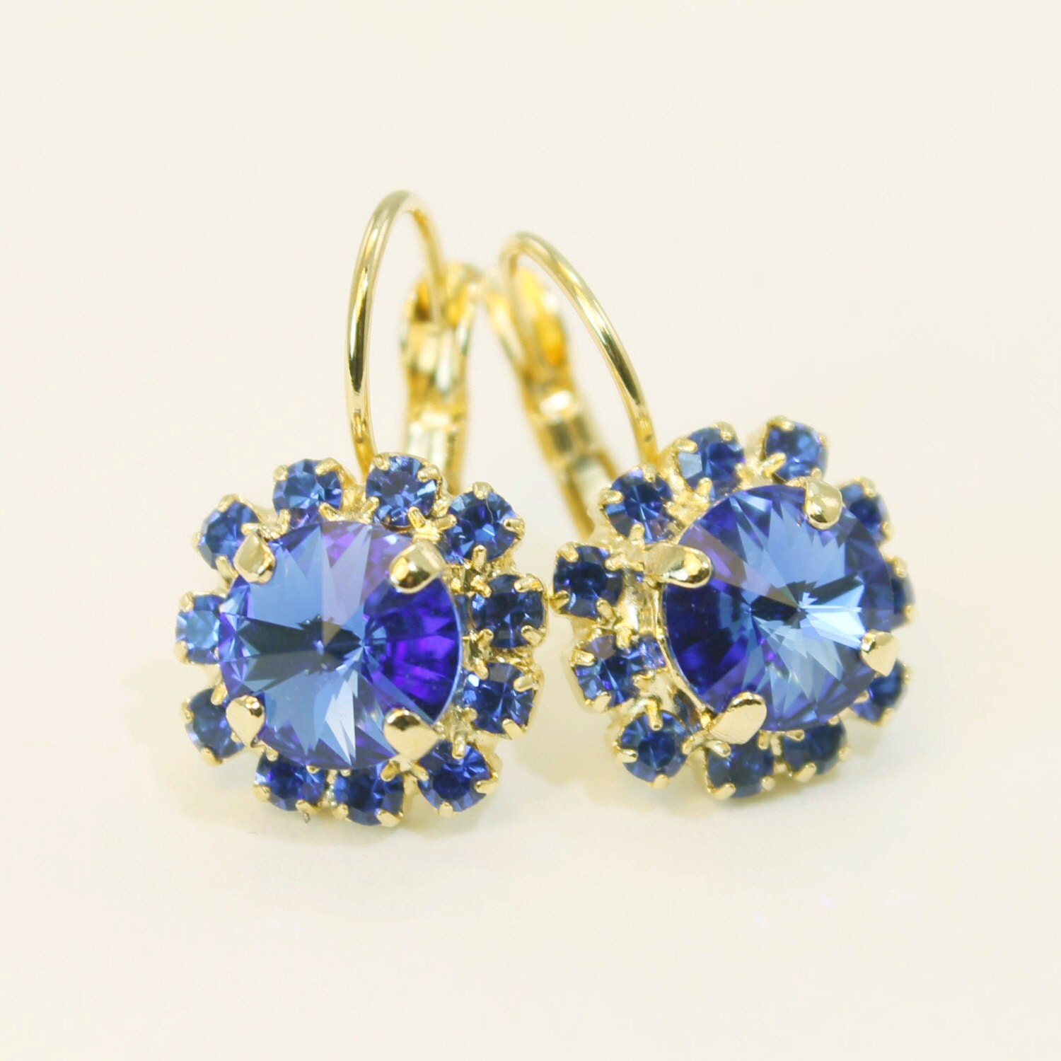 Sapphire Blue Earrings Royal Blue WeddingSomething Blue Royal