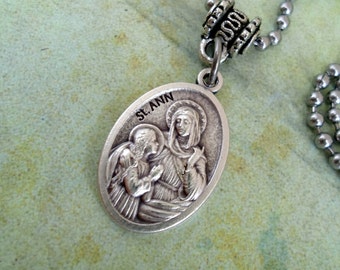 Saint anne medal | Etsy