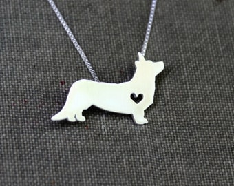 Corgi necklace | Etsy