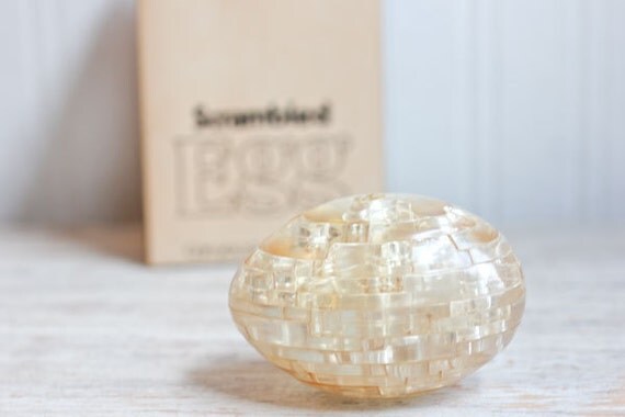 Scrambled Egg 3D Jigsaw Puzzle Egg Puzzle 1974 Original