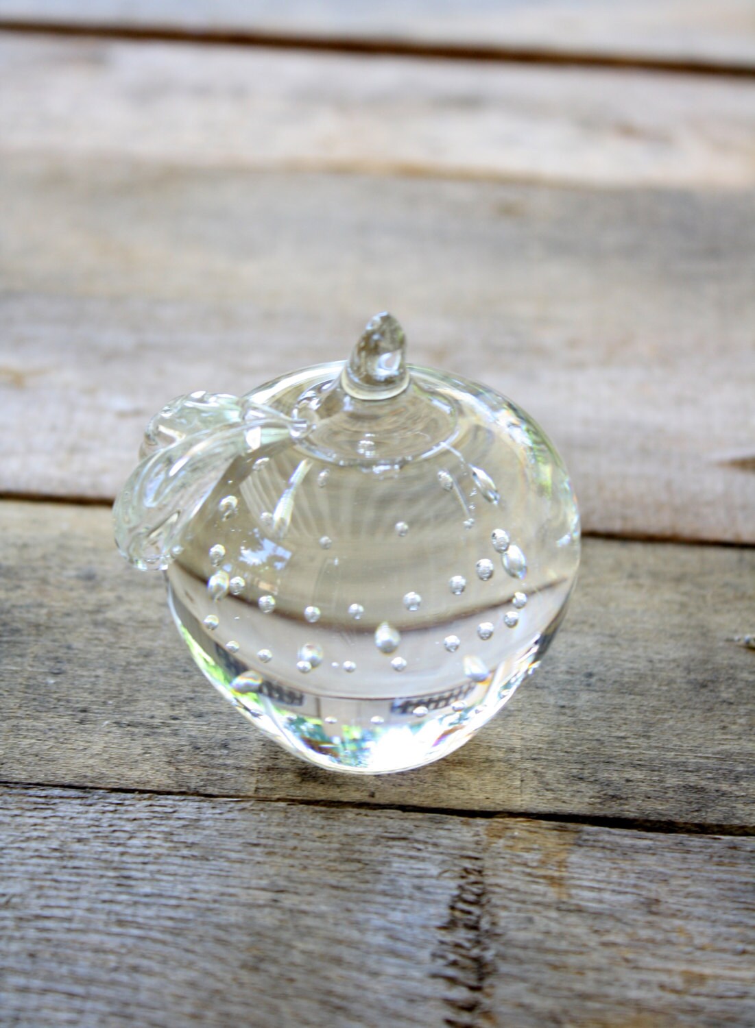 Vintage Glass Apple Paperweight – Haute Juice