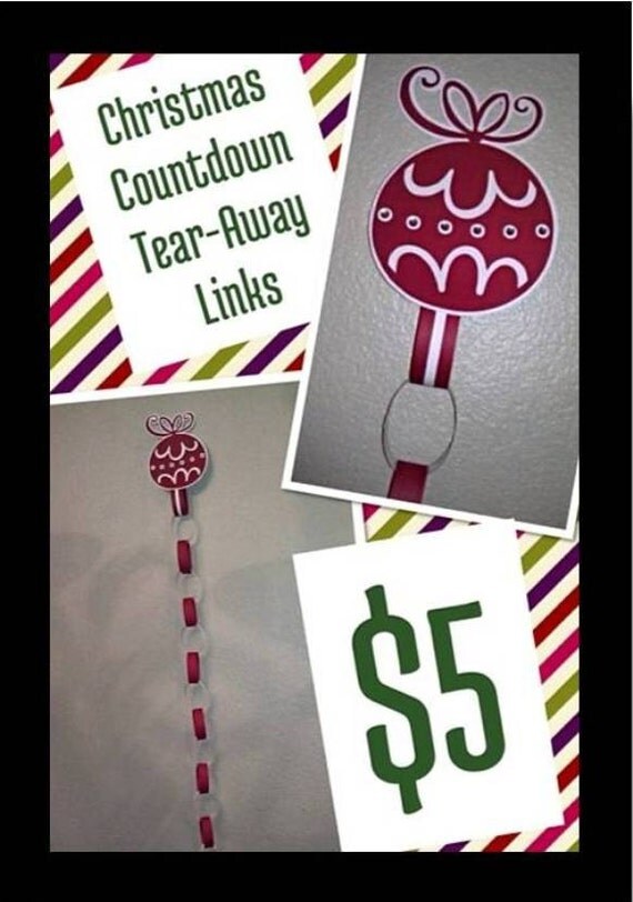 Items similar to Handmade Christmas Countdown Calendar on Etsy