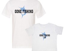 Unique gone fishing shirt related items | Etsy