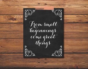 Popular items for small beginnings on Etsy