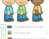 Sitting On The Mat Classroom Poster