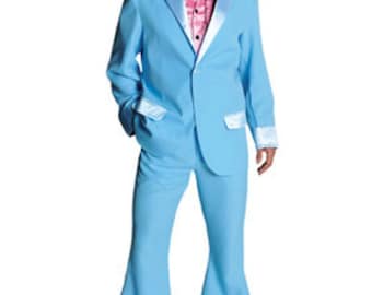70's Light Blue Pimp Suit - 38"-50" chest