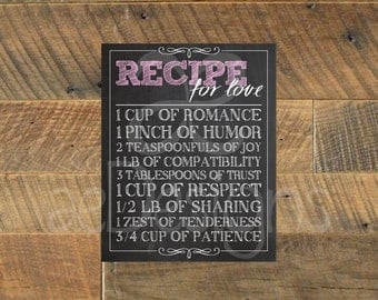 Popular items for recipe for love on Etsy