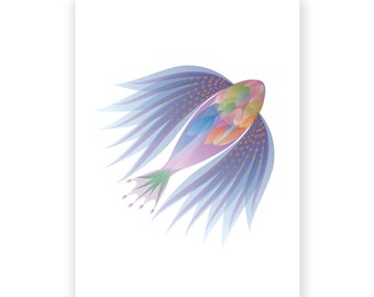 Popular items for fish poster on Etsy