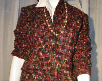 Popular items for womens tweed jacket on Etsy