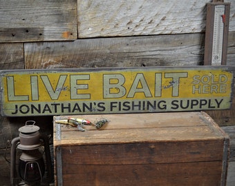 Meet Us At Catfish Lake Wood Sign by TheLiztonSignShop on Etsy