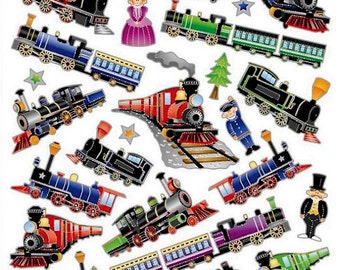 Train wrapping paper | Etsy