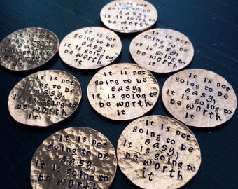 Popular items for personalized token on Etsy