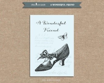 Printable vintage victorian style Deepest Sympathy by inkandocean