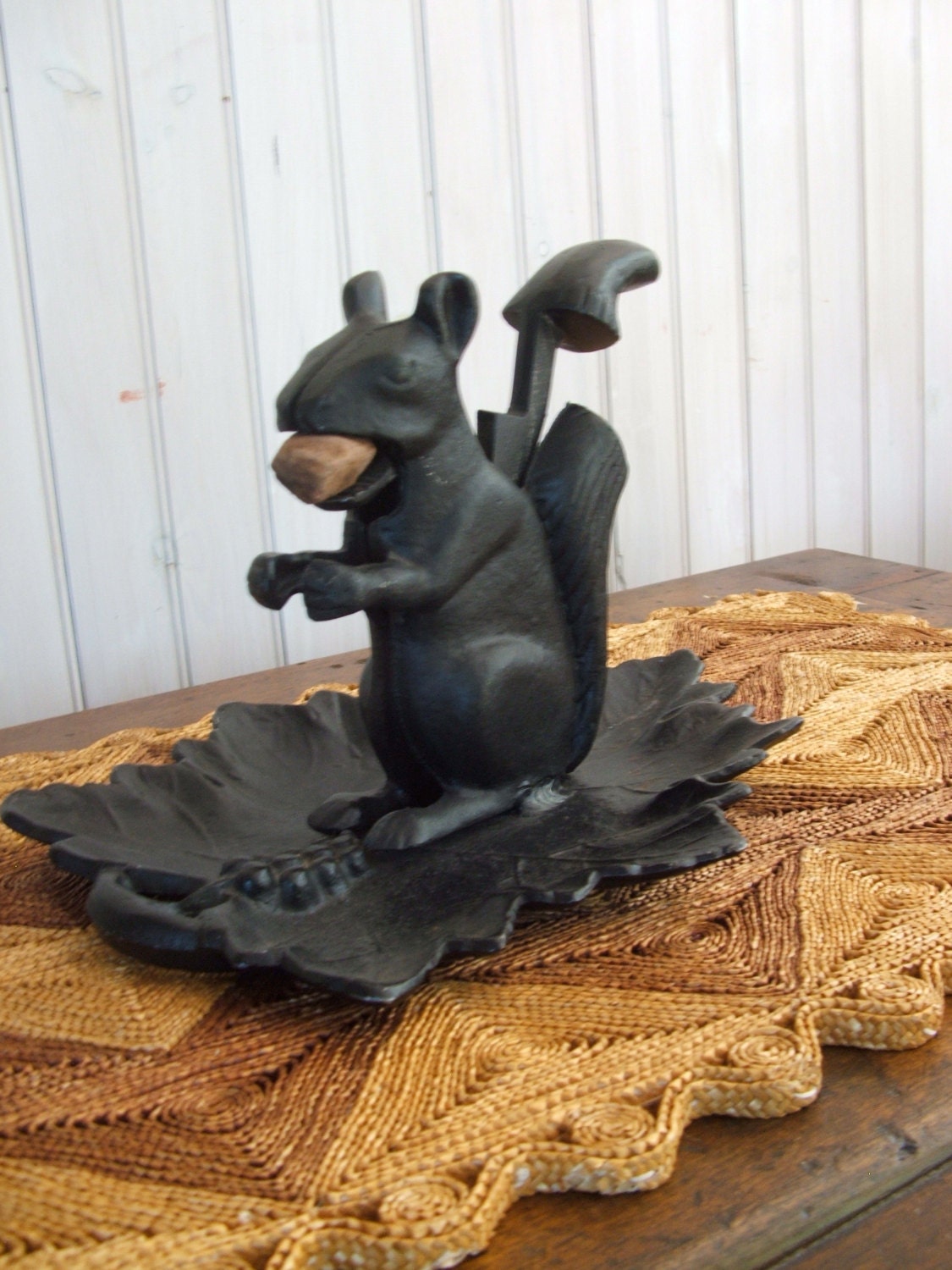 Vintage Cast Iron Squirrel Nutcracker