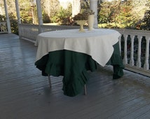 Popular items for tablecloth topper on Etsy