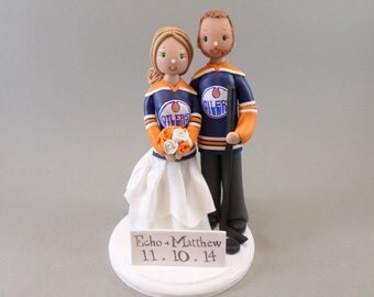Popular items for oilers cake toppers on Etsy